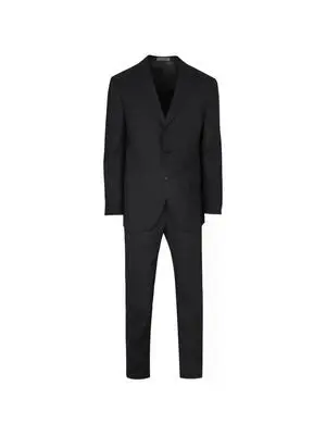 Corneliani Single-breasted Virgin-wool Suit - Grey