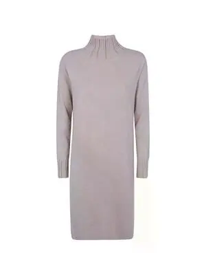 Fabiana Filippi High-neck Mini Dress With Bead Embellishment