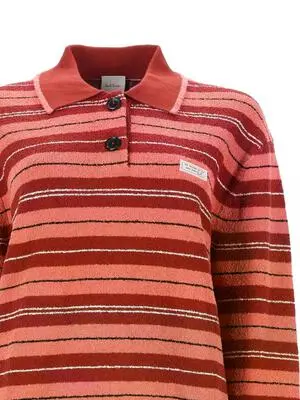 Paul Smith Striped Button-down Jumper - Red