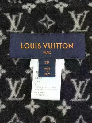 LOUIS VUITTON 2010s Monogram Hooded Poncho