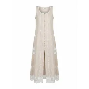 MUDA CLOTHING FZ LLC Neutrals Ibiza Dress