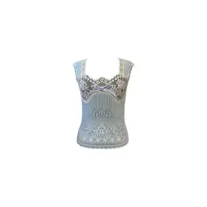 Anna Sui Lingerie Lace Knit Camisole - Blue