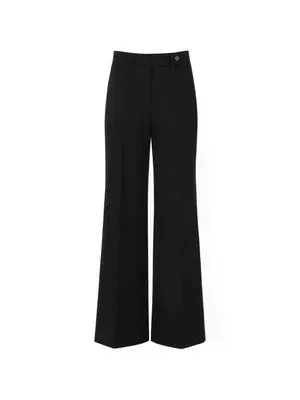 Paul Smith A Suit To Travel In' Pressed-crease Wool Trousers - Black