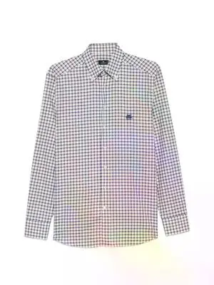 Etro Check-pattern Button-down Shirt - White