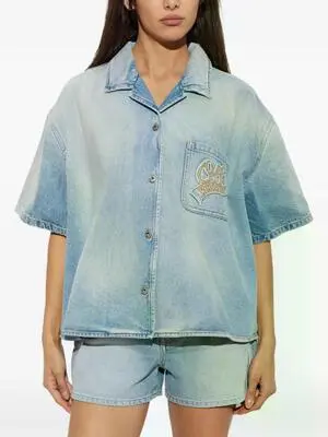 Off-White Logo-patch Short-sleeve Shirt