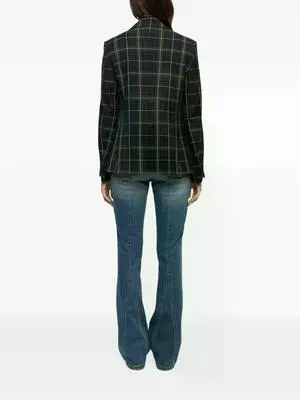 Zadig&Voltaire Vavy Tartan-print Single-breasted Blazer