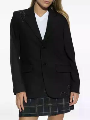 Zadig&Voltaire Vanille Crystal-embellished Blazer