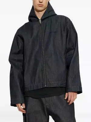Balenciaga Hooded Denim Jacket