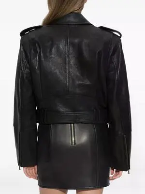 Balmain Belted Biker Jacket