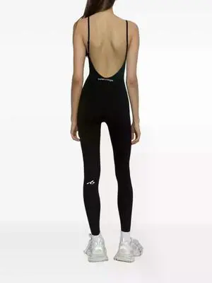 Balenciaga Logo-print Panelled Jumpsuit