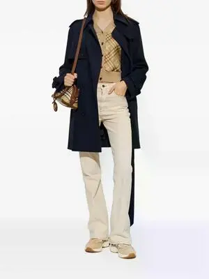 Burberry Latchmere Wool Trench Coat