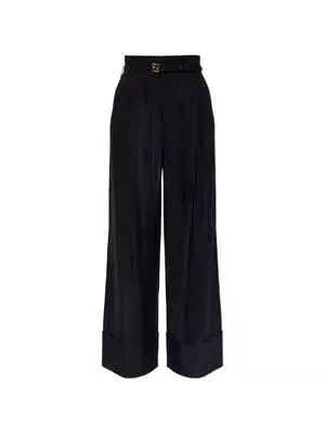 Fendi Pinstripe Trousers - Black