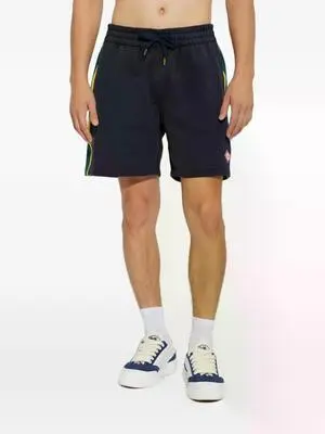 Casablanca Logo-patch Side-stripe Track Shorts