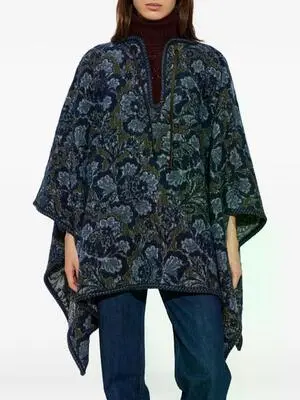 Etro Floral-motif Poncho