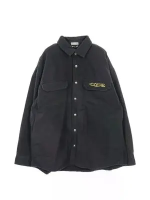 Dior 2020s Embroidered Overshirt - Blue