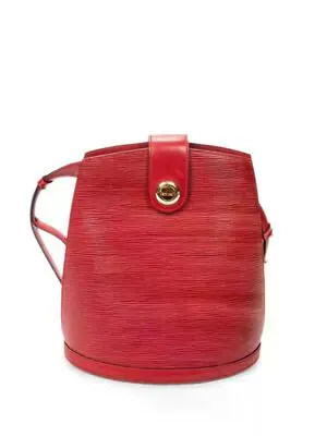LOUIS VUITTON 1994 Cluny Epi~leather Shoulder Bag - Red