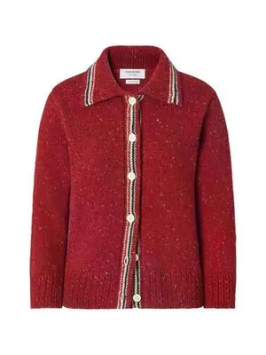 Thom Browne Hector Pointelle-knit Cardigan