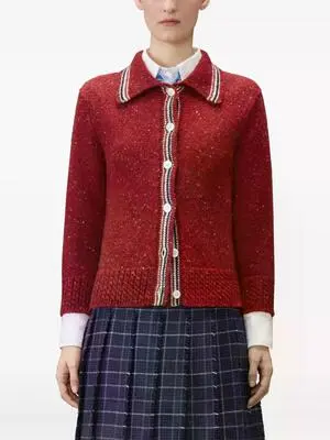 Thom Browne Hector Pointelle-knit Cardigan