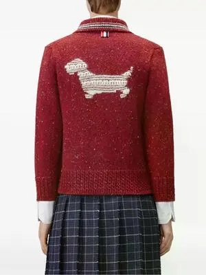 Thom Browne Hector Pointelle-knit Cardigan