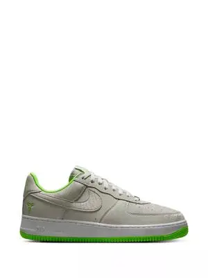 Nike Air Force 1 Low Snakeskin-effect Sneakers - Grey
