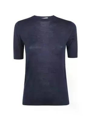 Max Mara Short-sleeve Sweater - Blue