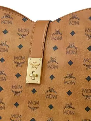 Mcm Large Tracy Visetos Tote Bag
