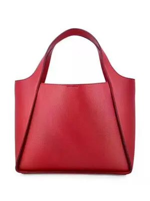 Stella McCartney Perforated-logo Tote Bag - Red