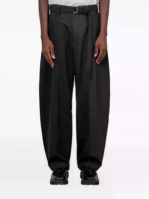 Sacai Belted Tailored Trousers - Blue