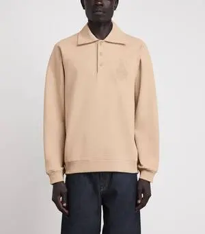 Casablanca Stretch-cotton Spread-collar Sweatshirt