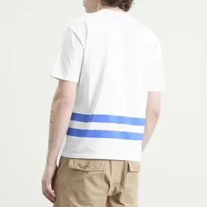 DRAKE'S Printed Stripe Pocket T-shirt