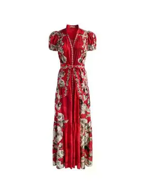 Alice + Olivia Cora Maxi Dress - Red