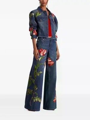 Alice + Olivia Elijah Denim Jacket
