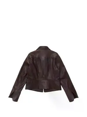 TAIGA TAKAHASHI Zip-up Leather Jacket