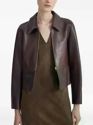 TAIGA TAKAHASHI Zip-up Leather Jacket