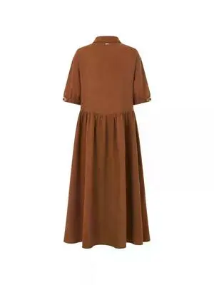 Herno Button-fastening Midi Dress