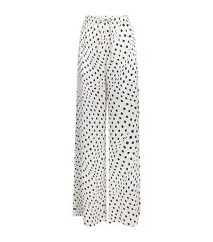 Stella McCartney Polka Dot Wide-leg Trousers