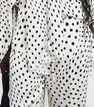 Stella McCartney Polka Dot Wide-leg Trousers