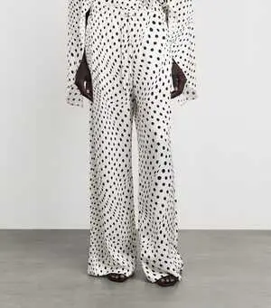 Stella McCartney Polka Dot Wide-leg Trousers