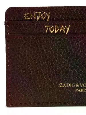 Zadig&Voltaire Zv Pass Grained Leather Cardholder