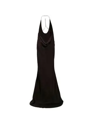 TOM FORD Halterneck Silk Evening Maxi Dress
