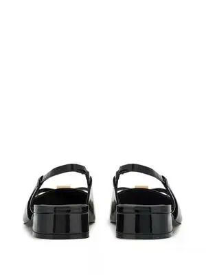 FERRAGAMO Bow-detail Leather Pumps