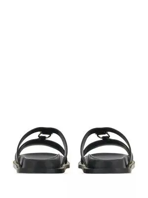 FERRAGAMO Gancini Leather Sandals