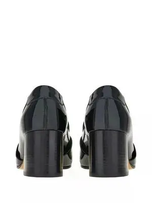FERRAGAMO Olivia Patent-leather 60mm Loafers