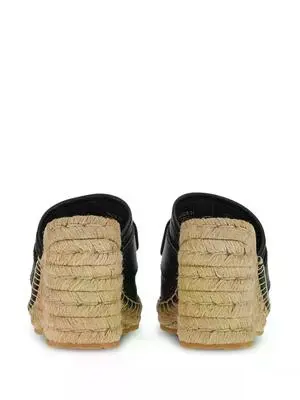 FERRAGAMO Logo-plaque Espadrille Wedges