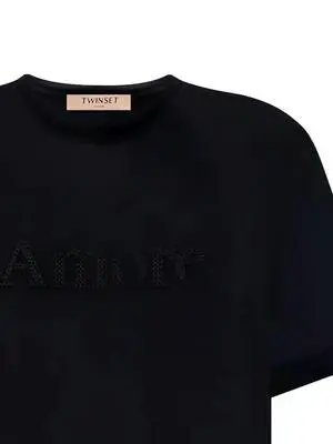 TWINSET Bead-embellished T-shirt