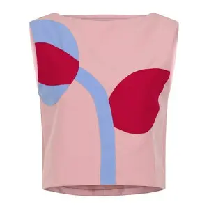 MARY DICKOW Isabella Top-bubblegum - Pink