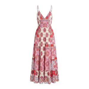 Yumi Kim Kuhio Crimson Maxi Dress - Red