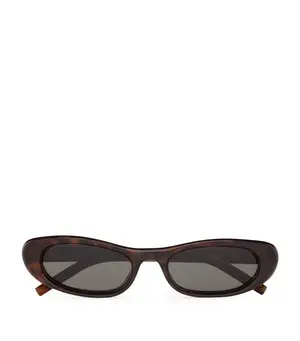 Saint Laurent Acetate Sl 557 Sunglasses - Brown