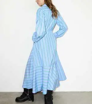 Max & Co. Striped Cotton Shirt Dress