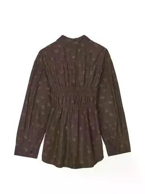 Cecilie Bahnsen Braxton Floral Jacquard Shirt